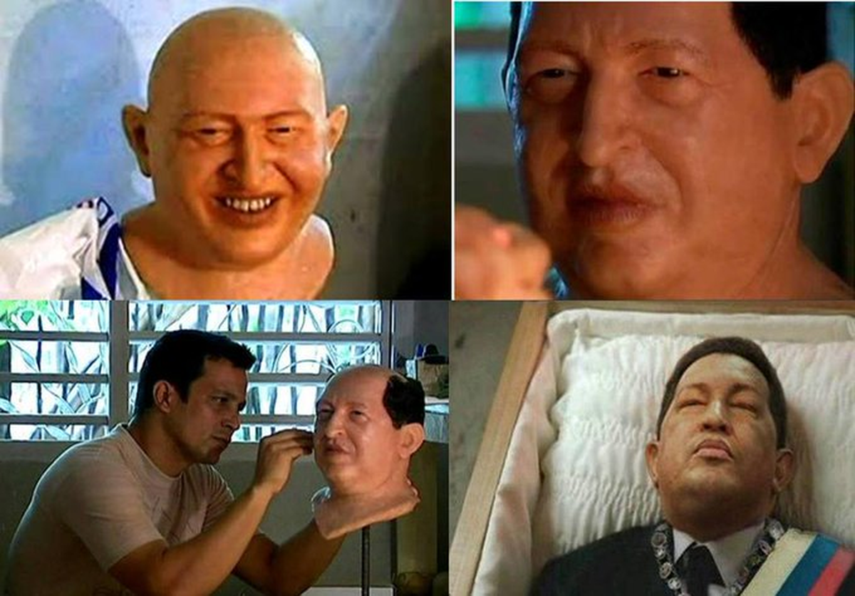 El muñeco de Hugo Chávez, Carlos Maslatón y Mariquita sacada