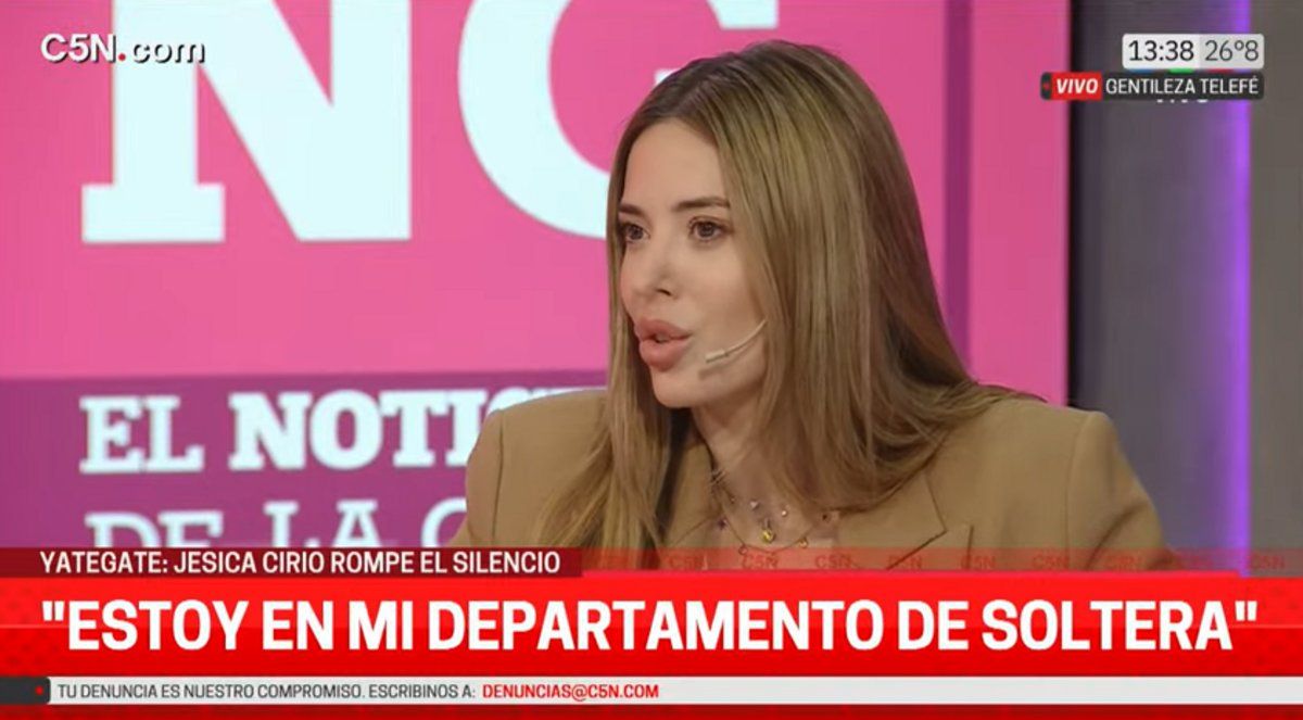 Cadena nacional de Jésica Cirio: C5N retransmitió a Telefe