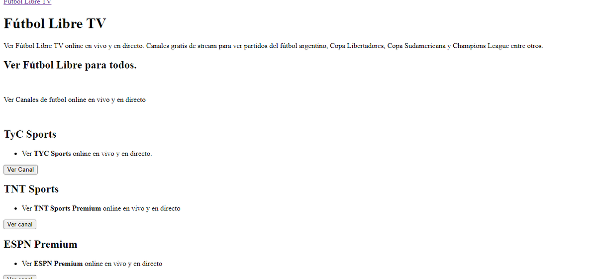 Golpe de Premier League: Cerró Fútbol Libre, Cuevana sport