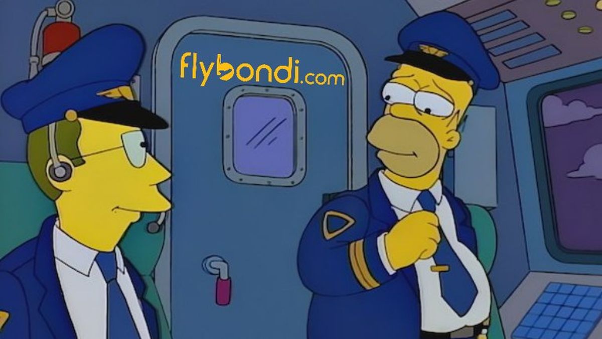 Los Simpson también predijeron la falla de Flybondi