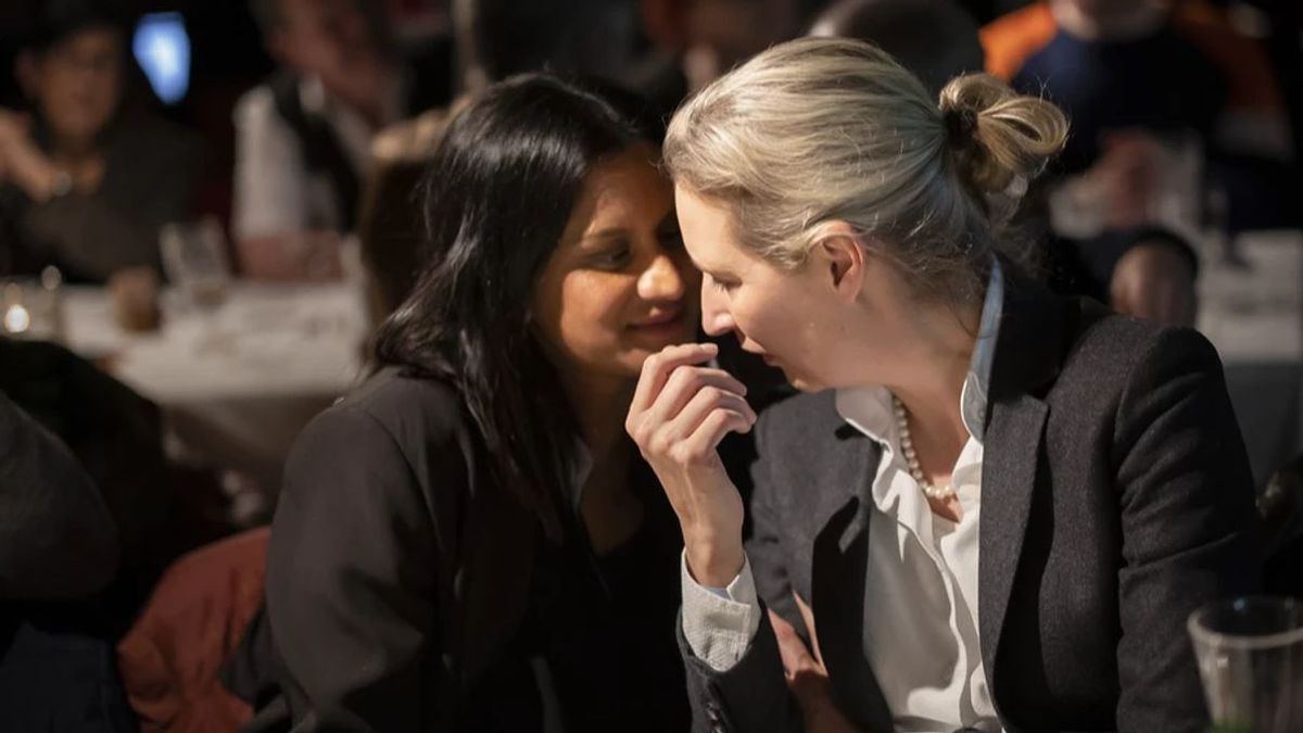 Alice Weidel: La neonazi lesbiana antiwoke mano a mano con Musk