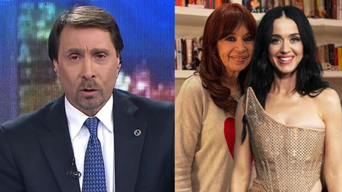 Eduardo Feinmann se indignó con una foto de Katy Perry y CFK... que era ...