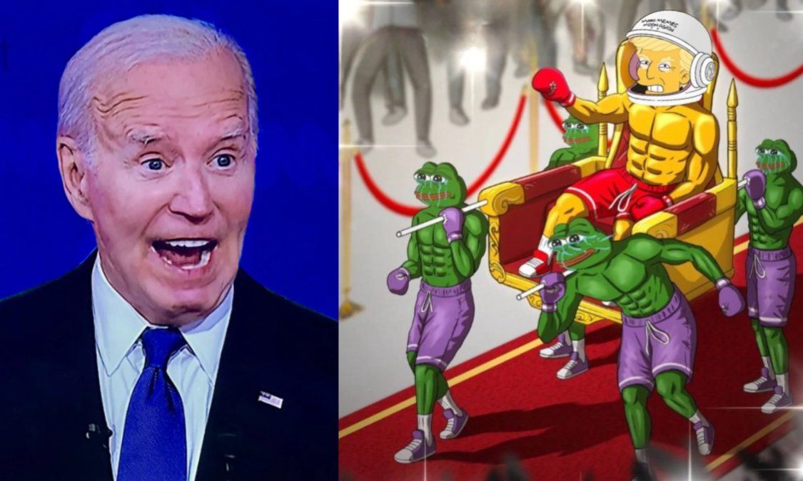 Los memes del debate Trump-Biden: Demócrata gagá y gato del callejón