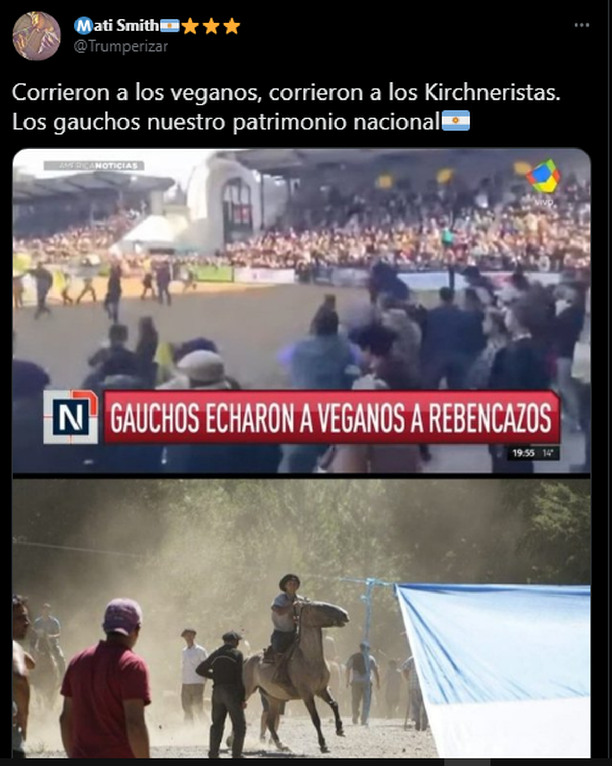 Gauchos: ¡Que vayan a la 9 de julio para los piqueteros!