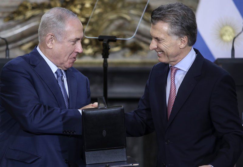 Macri recibió a Netanyahu y acordó profundizar los lazos con Israel