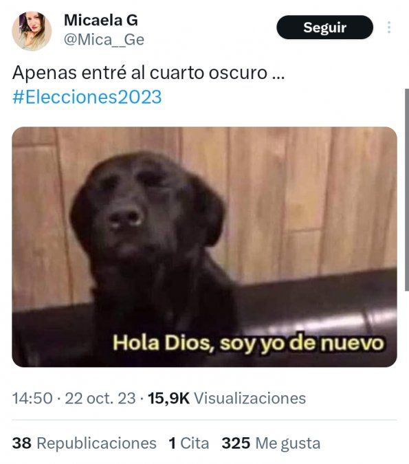 Los memes más populares de las elecciones 2023