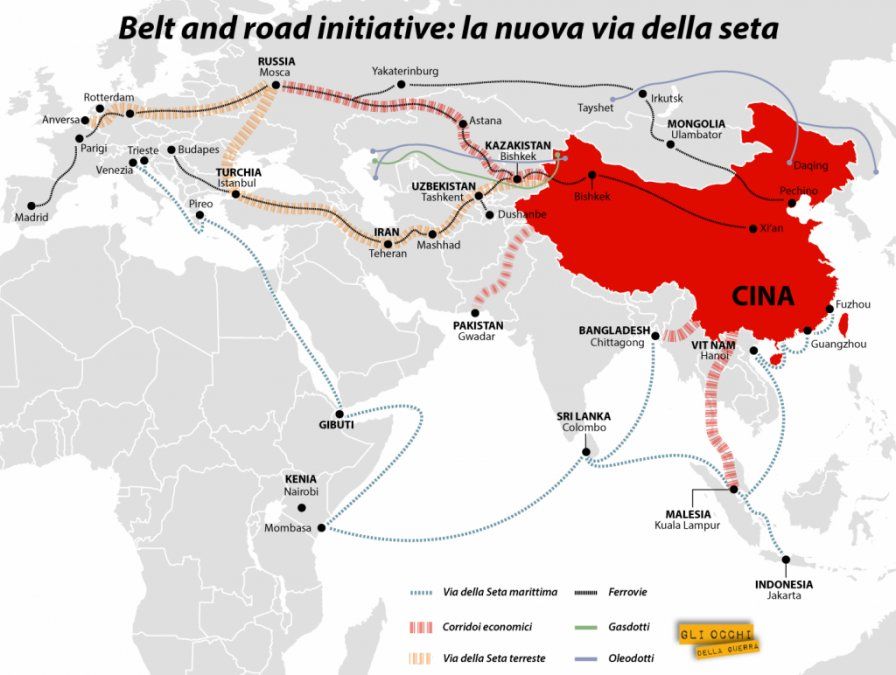 Italia deja Ruta de la Seda: El desafío de no ofender a China