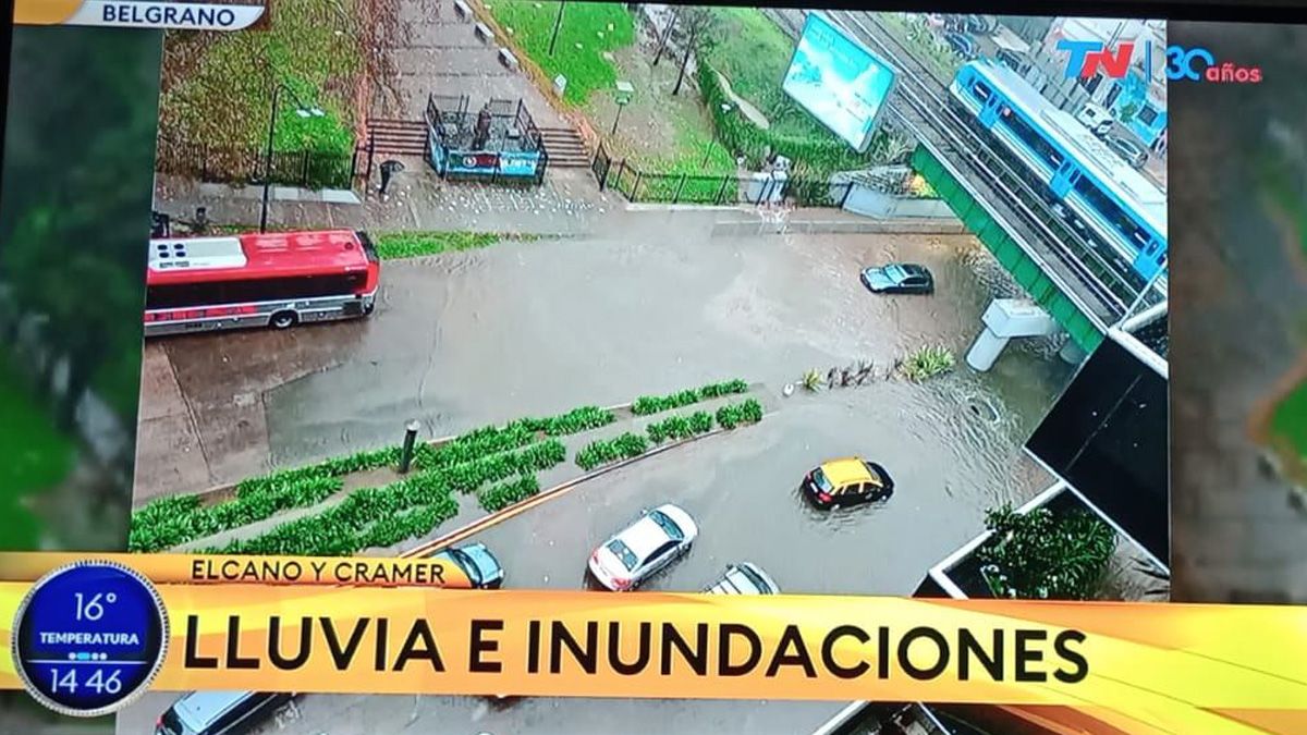 Sobre llovido, inundado: Calles anegadas y árboles caídos