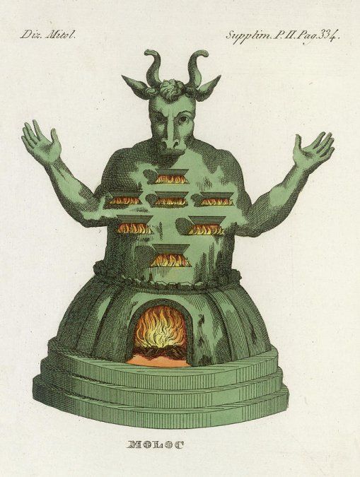 Cuando el dios Moloch llegó a Roma y lo rebautizó un Papa