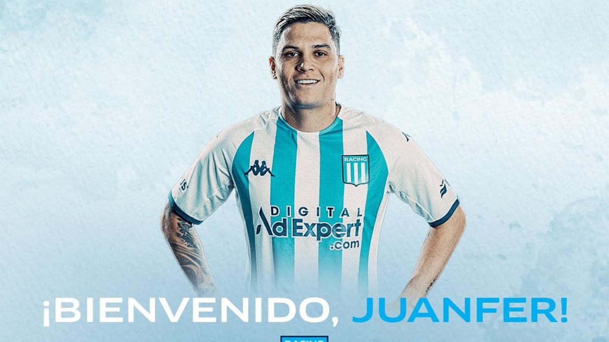 Juanfer Quintero pasó a Racing y sumó otro palito a Boca