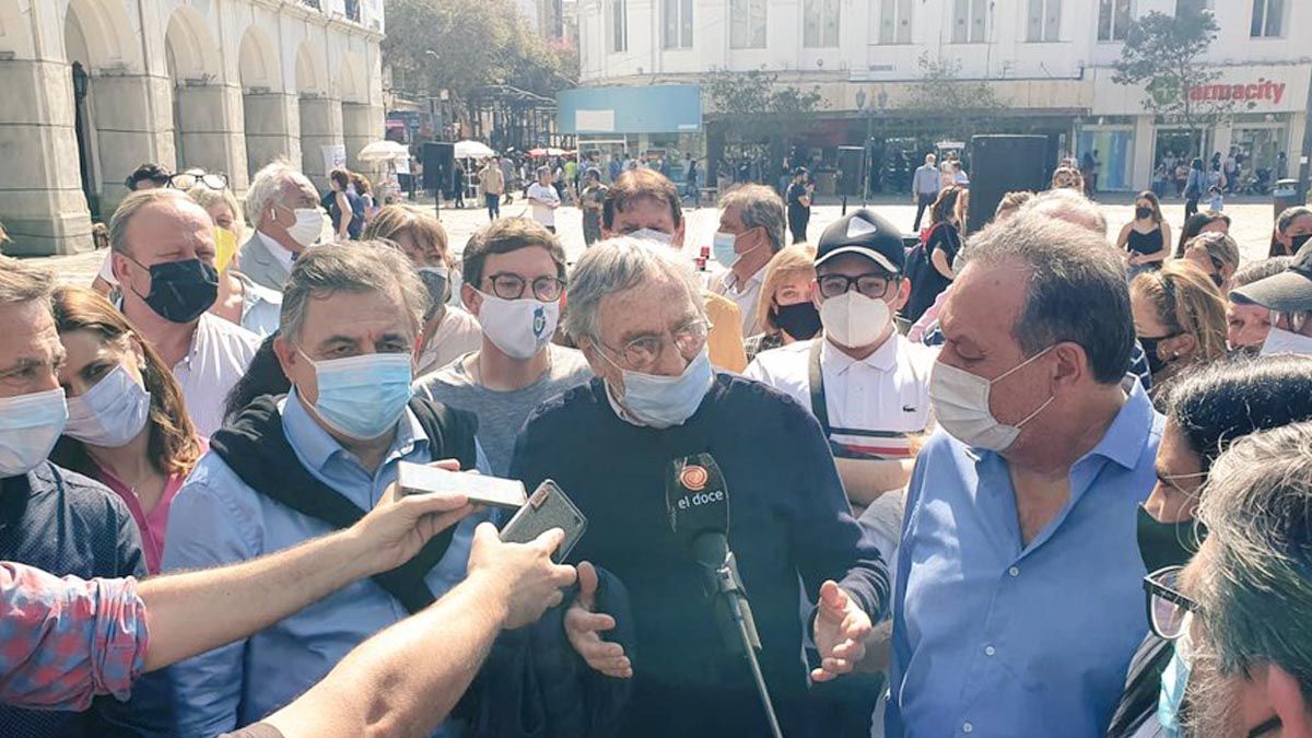 Luis Brandoni se sumó a la campaña de Mario Negri en Córdoba