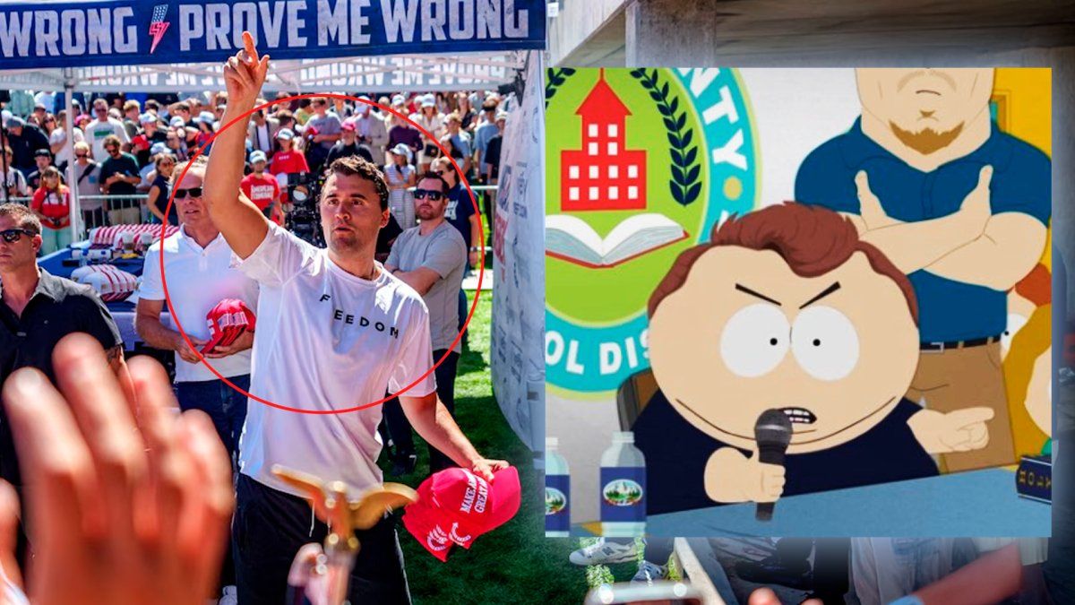 El día que South Park destrozó a Charlie Kirk (el influencer asesinado ...