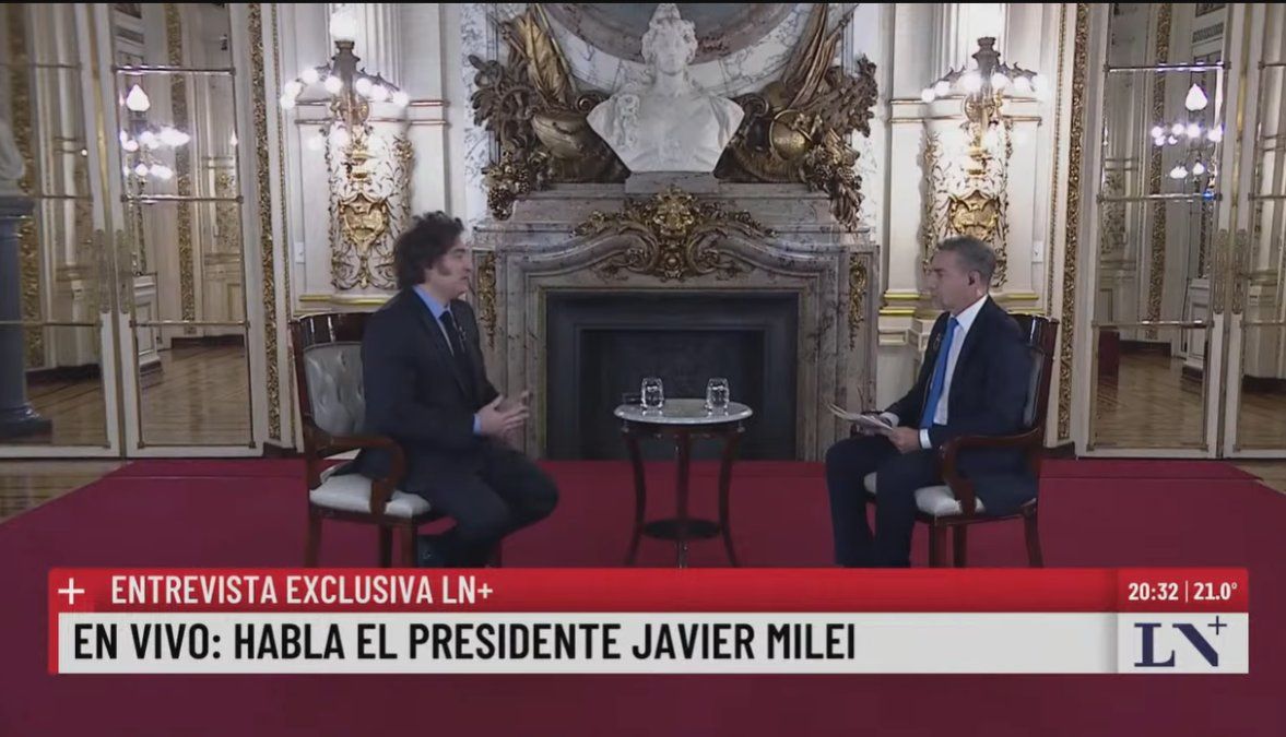 Entrevista de Luis Majul a Milei, ¿en vivo?: 3 datos sospechosos