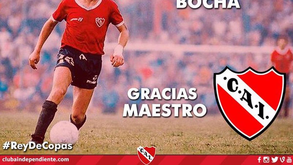 Ricardo Bochini cumple 64 años y hace 40 años el ‘Rojo’ festejaba el ...