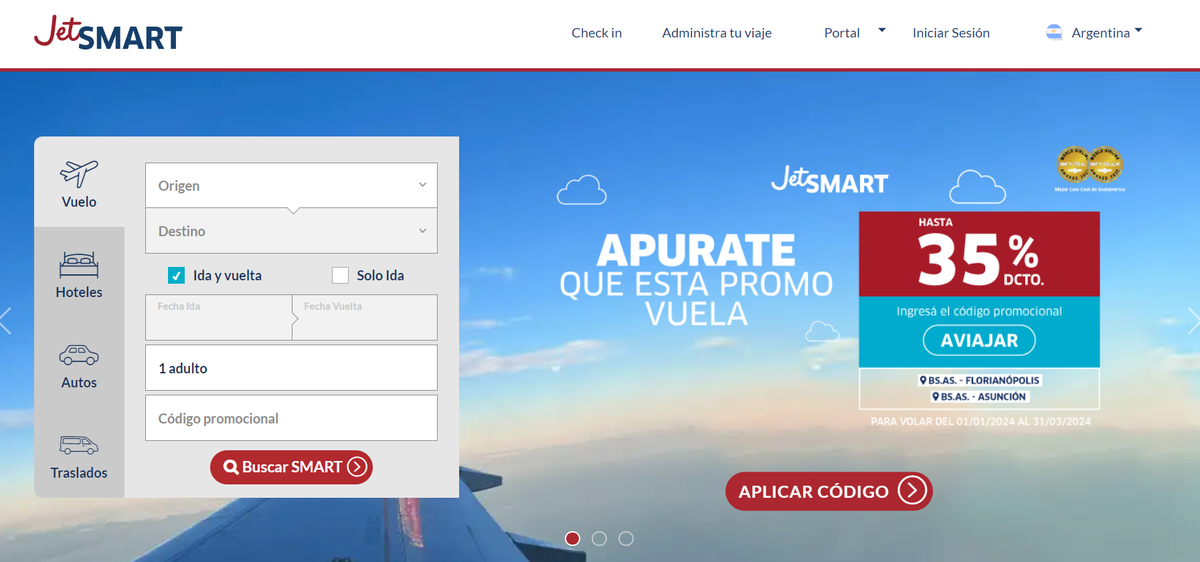 JetSmart sumó nueva ruta a destino del exterior y es furor